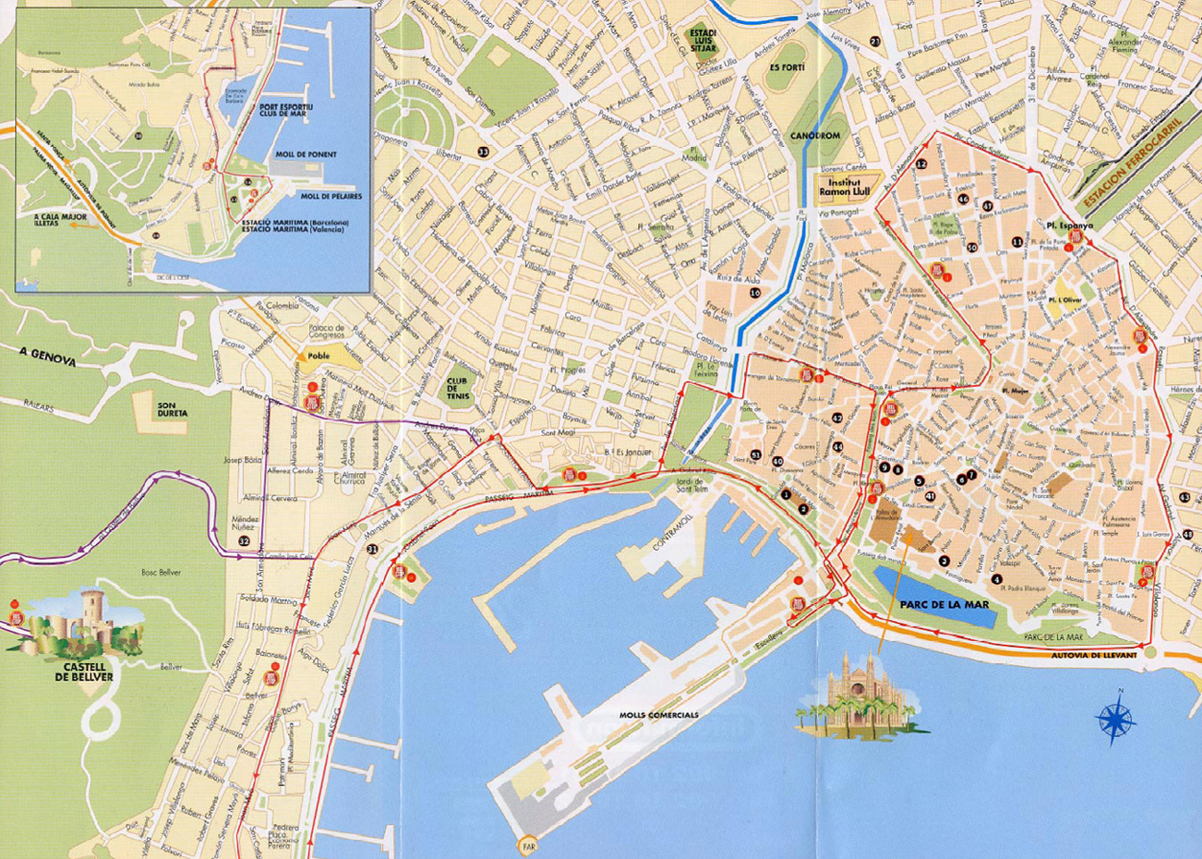 Palma de Majorque : excursion à arrêts multiples