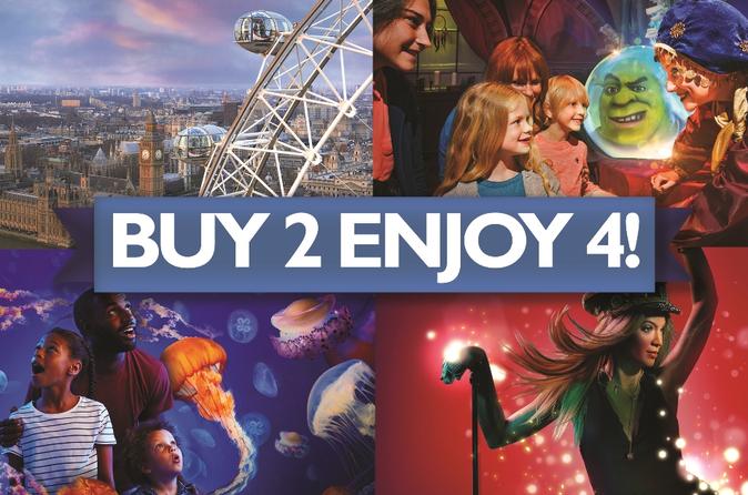 BIG London Attraction Ticket Including Madame Tussauds, SEA LIFE ...